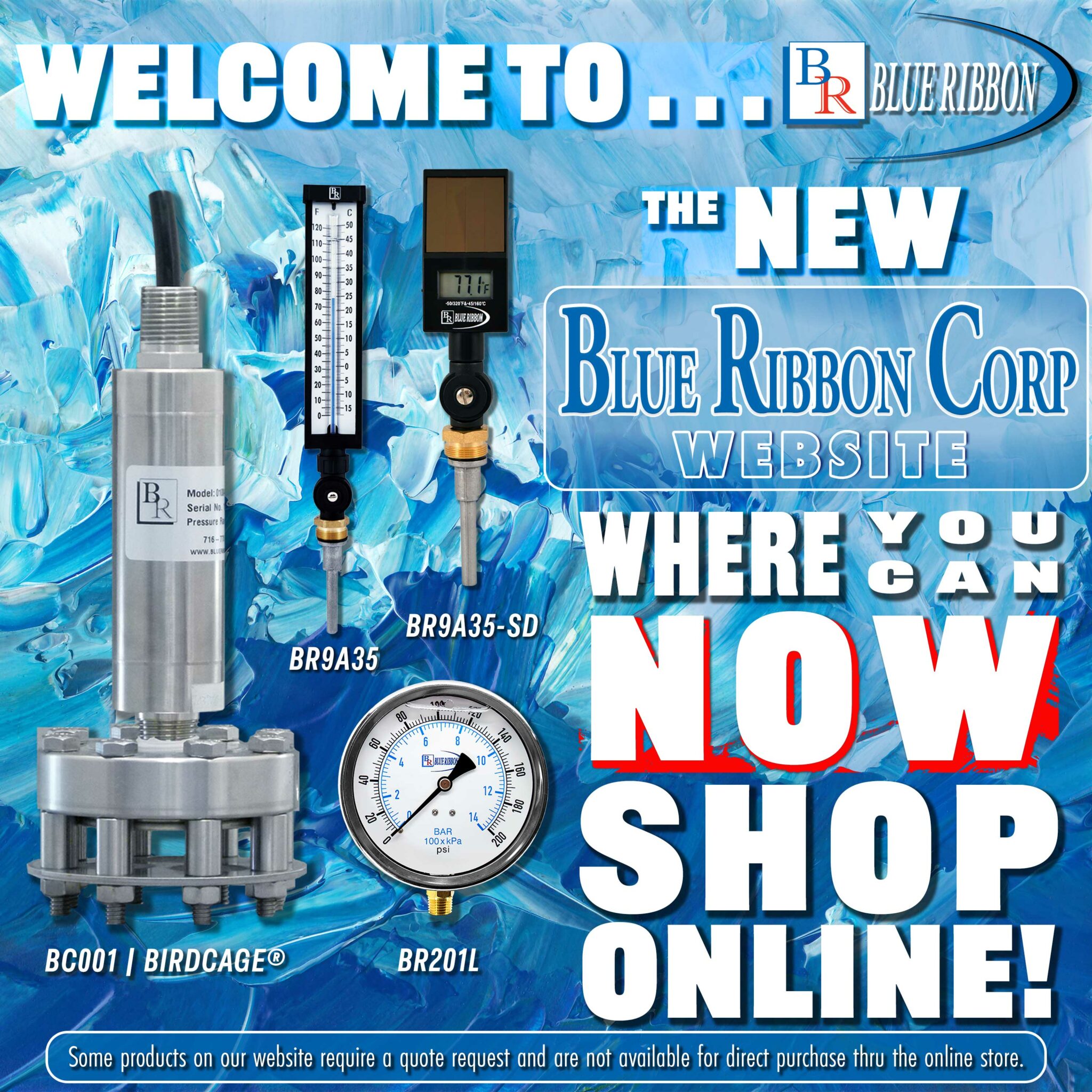 Blue Ribbon Corp | Shop Gauges, Thermometers, and Sensors